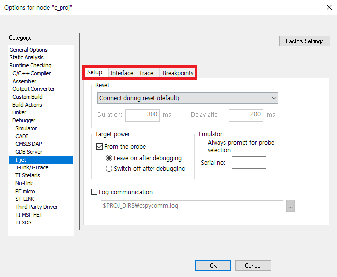 Step2 Setting An Iar Project User Guides 32