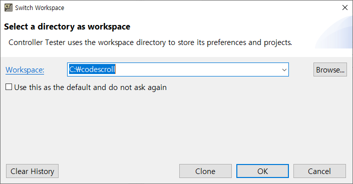Switch Workspace - User Manual - 3.7