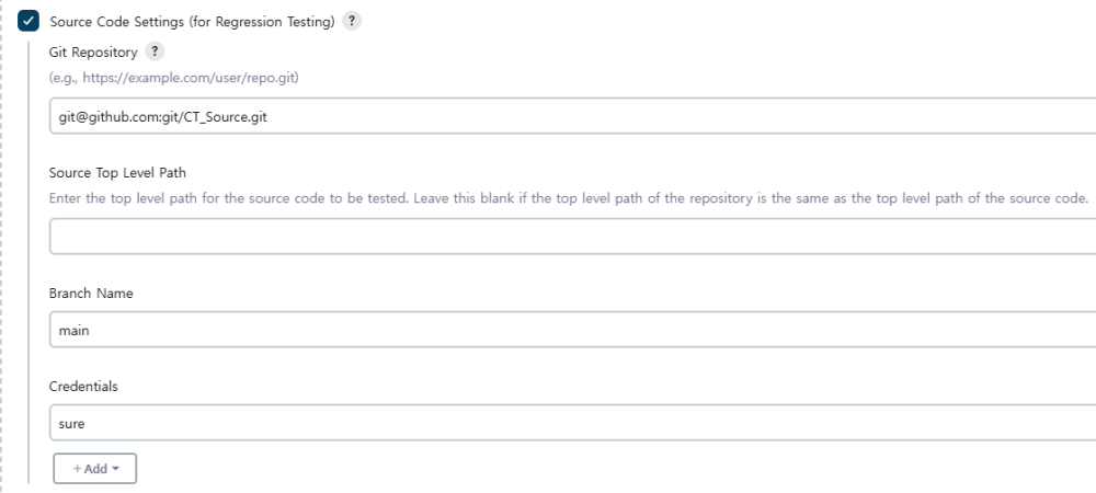 Integrate CT Jenkins plugin with Git’s source code - User Guides - 2024.12