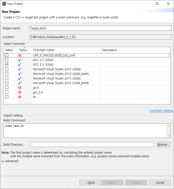 C/C++ Target Test Project - User Manual - 3.3