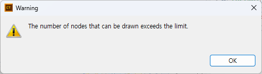 Dialog That Notifies The Excess Of Node Limitation Appears In Call Graph View Troubleshooting