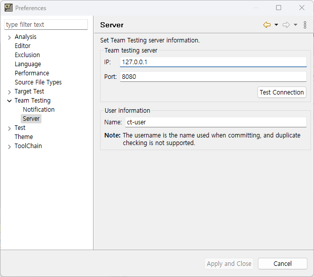 Preferences - User Manual - 2023