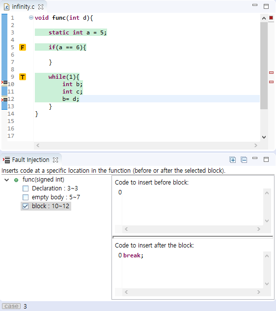 When using the conversion toolchain, the coverages are displayed ...