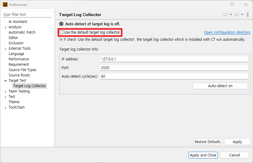 Target Log Collector - User Manual - 2025.12