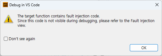 Debugging Fault Injection - User Guides - 2024.12