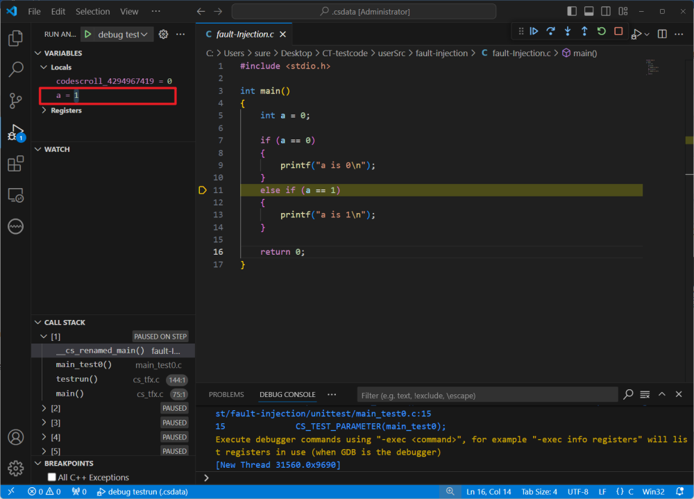 Debugging Fault Injection - User Guides - 2024.12