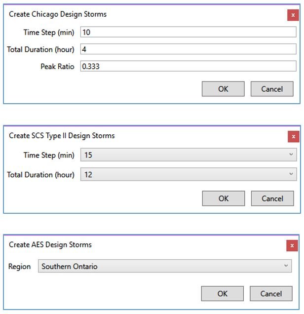 Create Design Storm from IDF Group - VOSWMM - 6