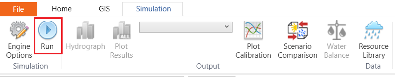 Step 6: Setup and Run Simulation for Model Calibration - Visual OTTHYMO - 6