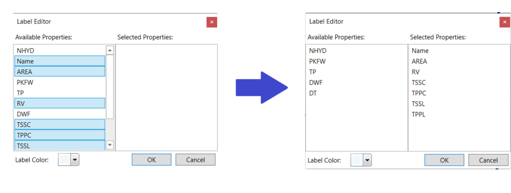 Step 14: Display Results by Labels - Visual OTTHYMO - 6