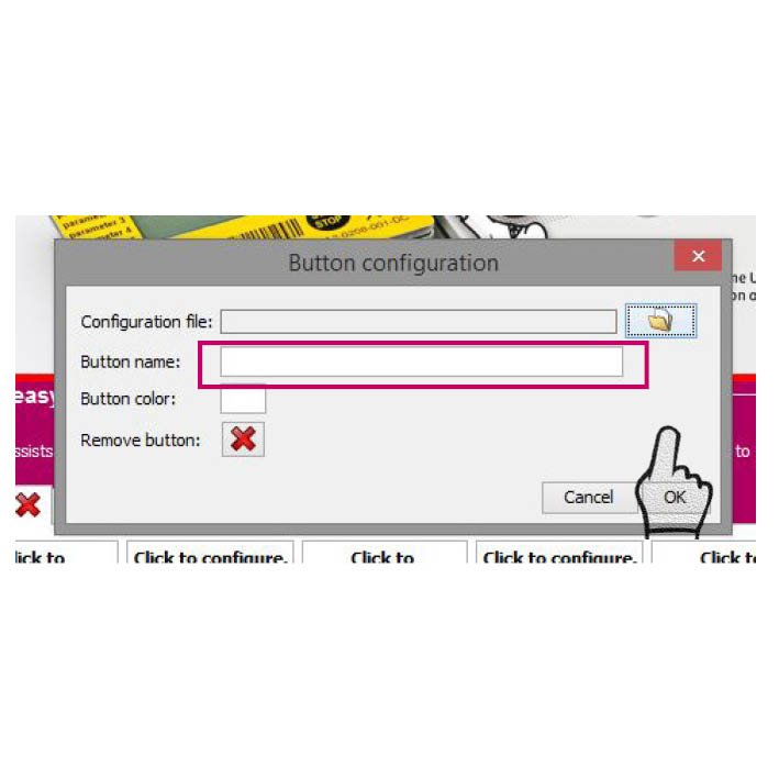 Configuration of Button settings - User Manual easy go - 1