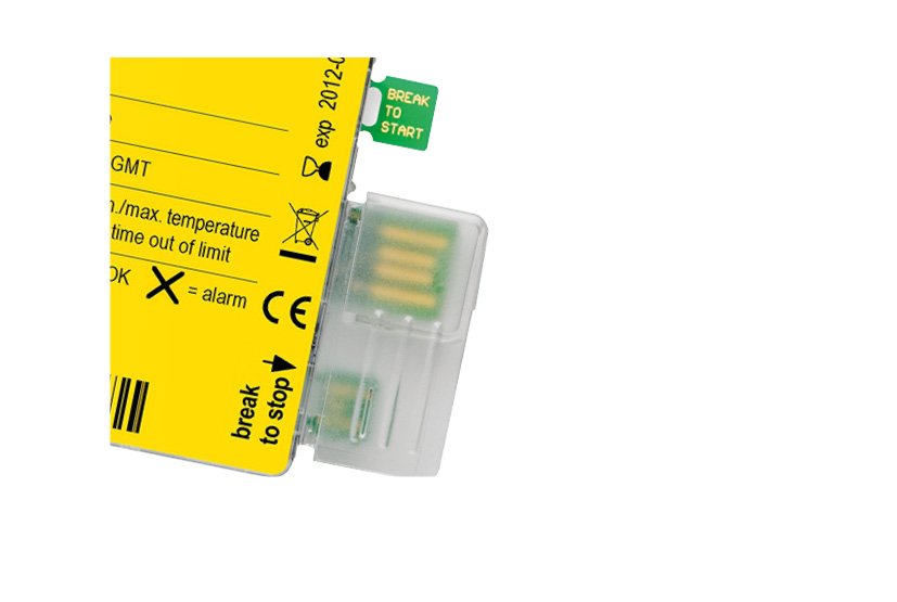 End of temperature recording / STOP mode - User Manual Q-tag CLm doc ...
