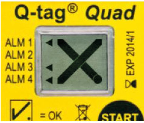 Display indication during temperature recording - User Manual Q-tag ...