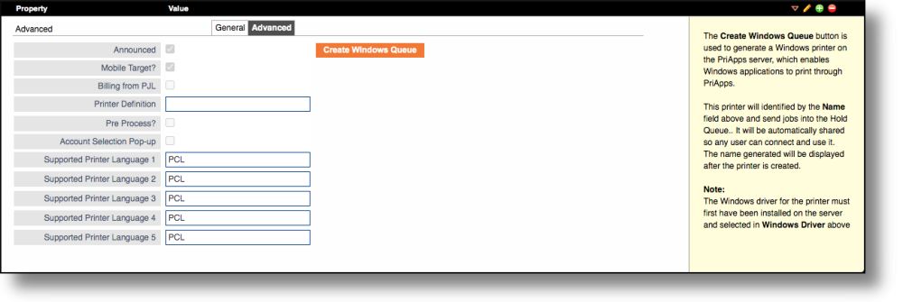 myQueue Advanced Tab - PriApps SSO Admin Guide - v22