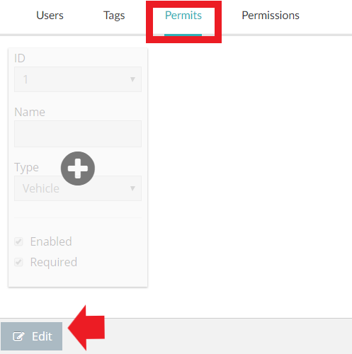 User Permits - Admin Panel - Unified Admin