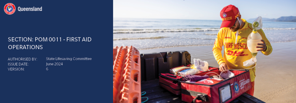 SECTION NO: POM 0008 FIRST AID OPERATIONS - Lifesaving Patrol ...