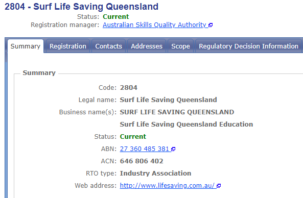 About the RTO/SLSQ - Training Operations Manual - 1