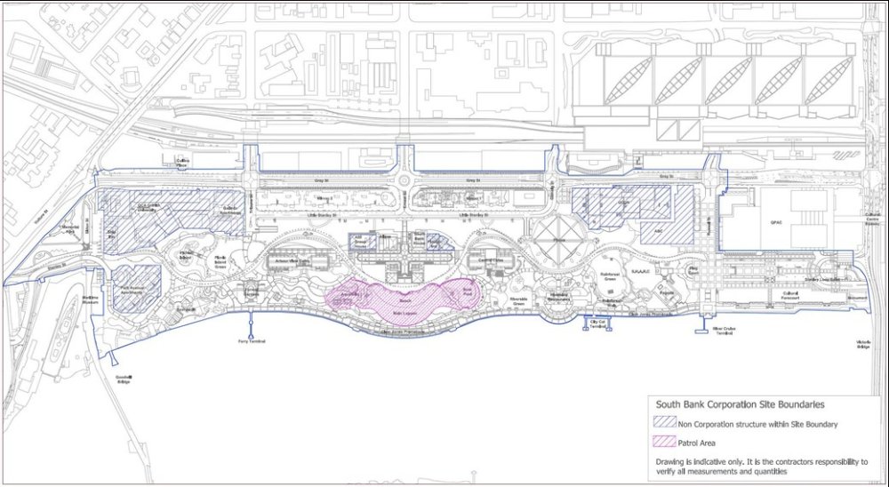 LGS SB 1.5 South Bank Site Map - Lifeguard Operations Manual - 1