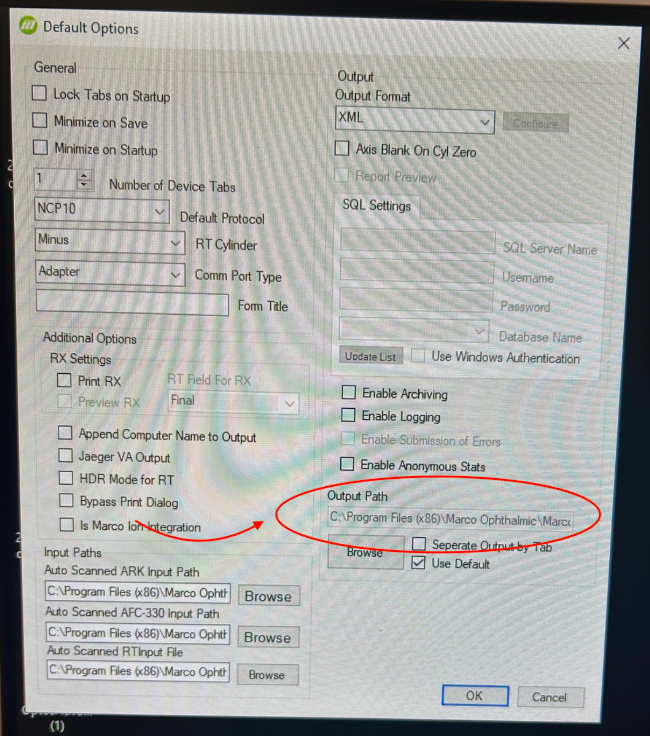 Set up to a integrate Marco device - iTRUST - iTRUST