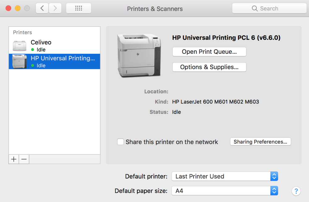 Connect to a Windows Celiveo Shared Virtual Printer from macOS machine ...