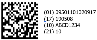 DataMatrix™ and GS1-DataMatrix™ - BarDIMM - v10