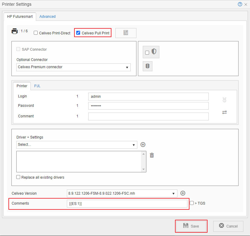 ZeroSoftware Configuration - Celiveo 8 - Ver 2025-03-25A