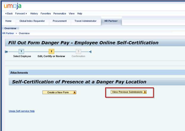 Previous Submissions - Umoja Danger Pay for HR Partners and HR ...