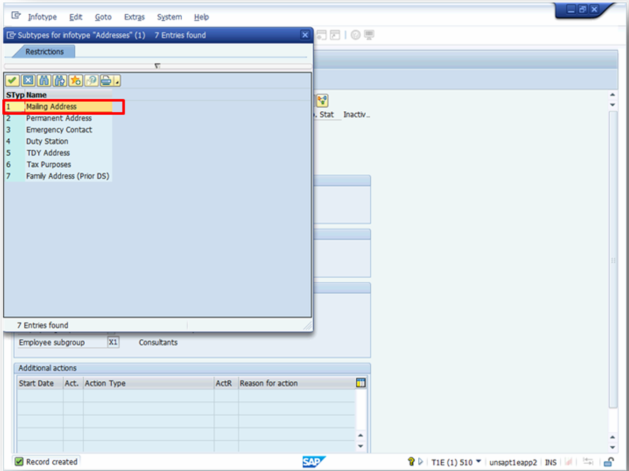 Infotype Organizational Assignment (0001) Procedures - Umoja HR Mini ...