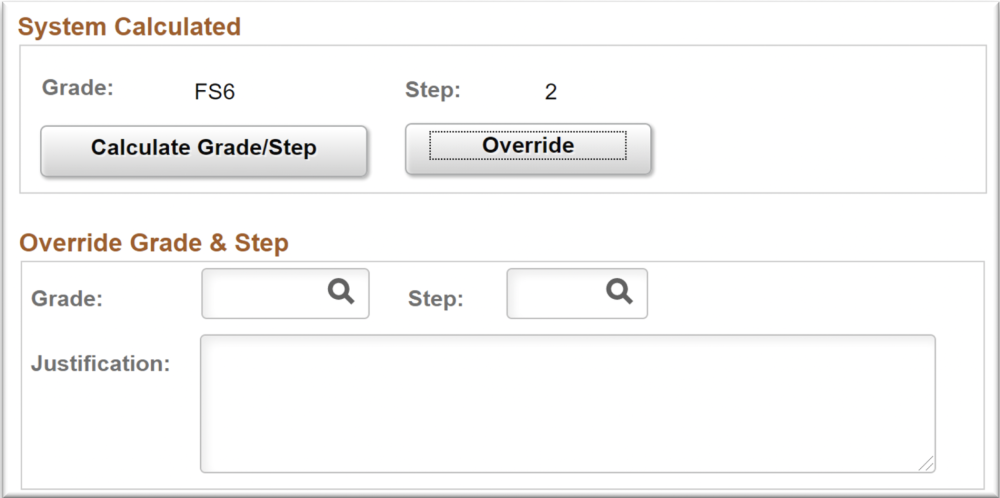 System Calculated Grade/Step - Onboarding and Staff Movements Manual - 1