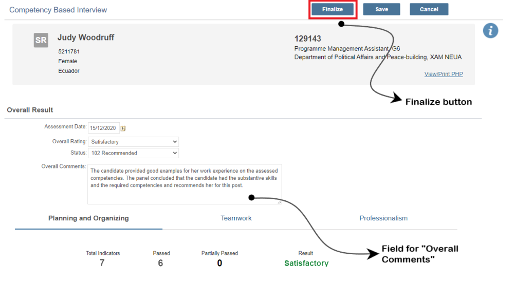 Tip 8.9: Create a Final Interview Assessment Using the CBI Evaluation ...
