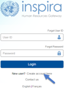 Creating an Inspira account - Applicant Guide - 1