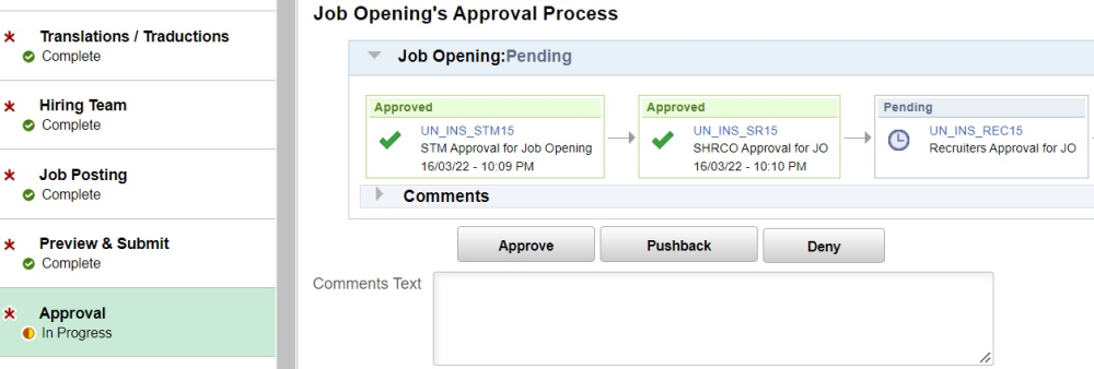 Tip 3.2: Approve, Push Back or Deny a Job Request - Staff Selection ...