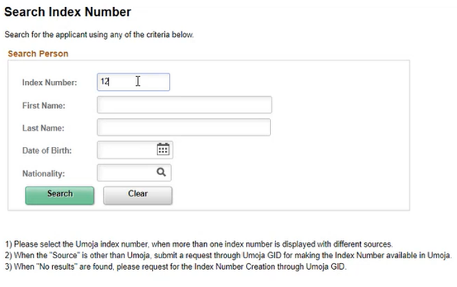 If the Selected Applicant has an Index Number - Onboarding and Staff ...