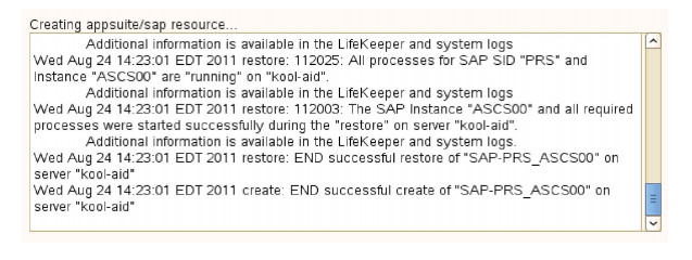 Creating The Sap Resource Hierarchy Lifekeeper For Linux Live 970