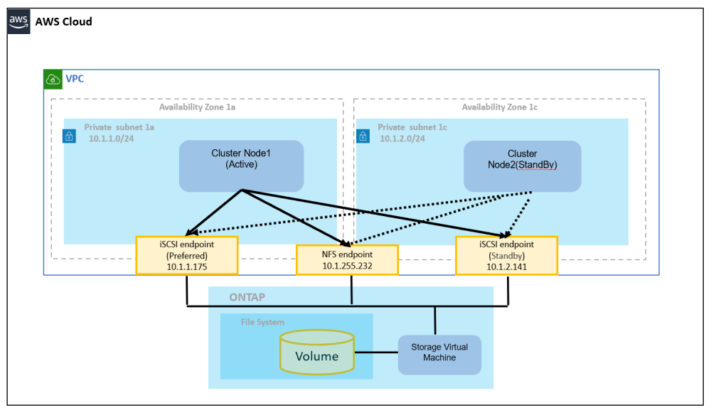 Amazon FSx for NetApp ONTAPのセットアップ方法 - LifeKeeper for Linux LIVE - 9.9.0