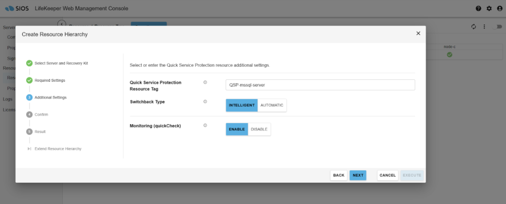 Configure Mssql Resource Lifekeeper For Linux Live 991