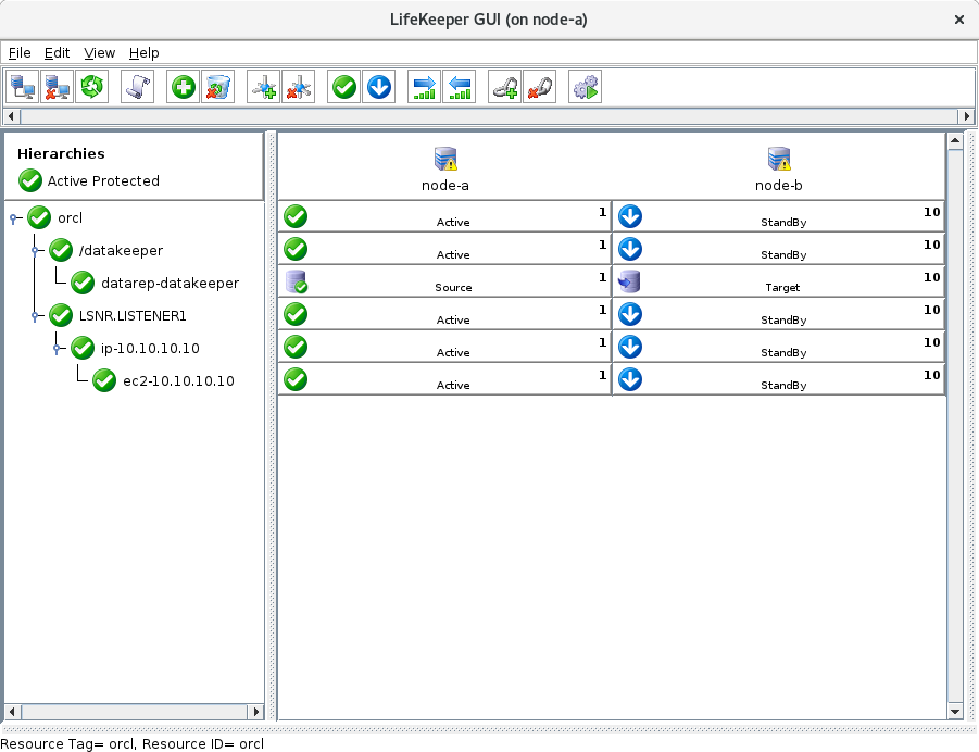 Configure the Oracle Resource - LifeKeeper for Linux LIVE - 9.5.1
