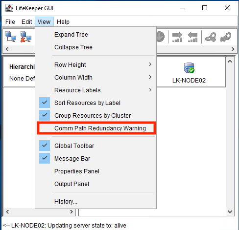 Creating a Communication Path - LifeKeeper for Windows LIVE - 8.9.1