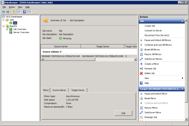 DataKeeper Cluster Edition を使用して、Windows Server 2008R2 WSFC でマルチサイトのファイル共有リソースを有効にする - DKCE LIVE ...