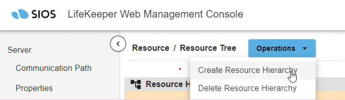 Creating An Sap Maxdb Resource Hierarchy Lifekeeper For Linux Live 991