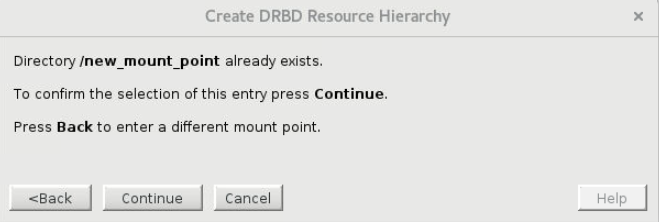 Creating a DRBD Resource Hierarchy - LifeKeeper for Linux LIVE - 9.9.1