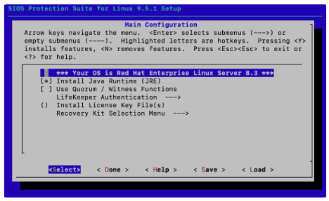 Install SIOS Protection Suite/LifeKeeper for Linux - LifeKeeper for Linux LIVE - 9.6.0
