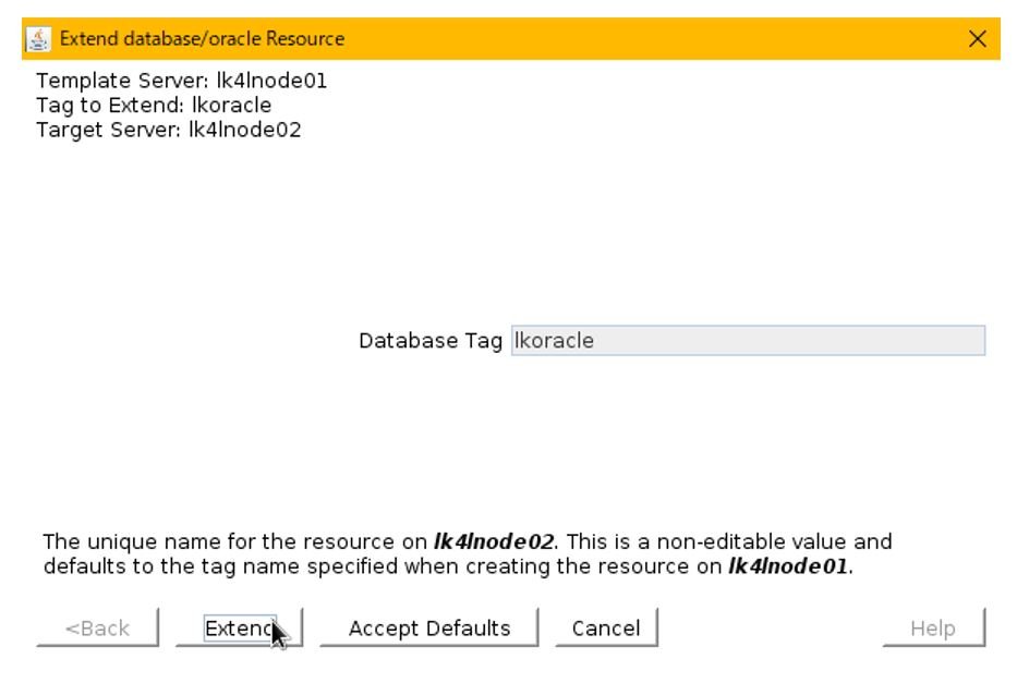 Creating An Oracle Resource Hierarchy Lifekeeper For Linux Live 960