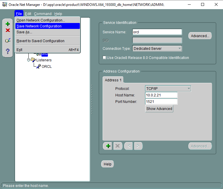 Oracle Listener Settings Active Node Lifekeeper For Windows Live