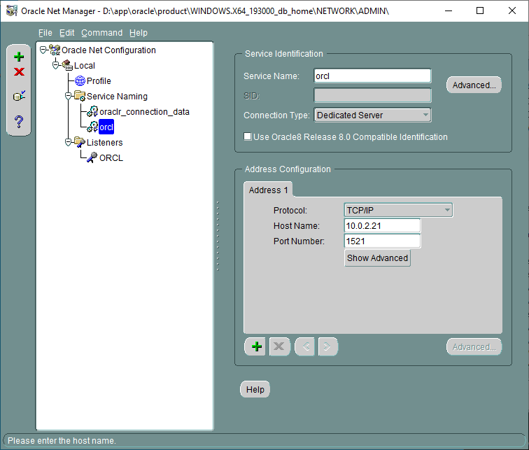 Oracle Listener Settings Active Node Lifekeeper For Windows Live 8 10 0