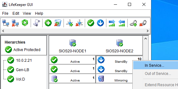 Preparing To Install Oracle On A Standby Node Lifekeeper For Windows