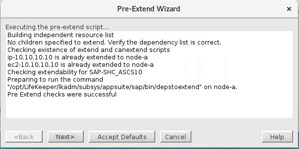Creating an SAP Resource Hierarchy - LifeKeeper for Linux LIVE - 9.7.0