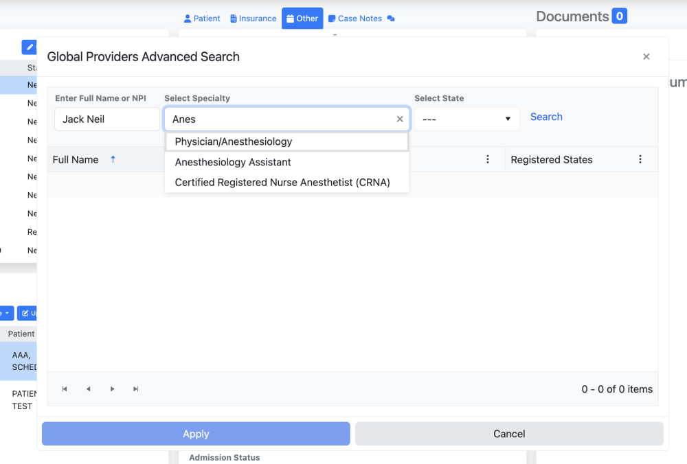 Provider NPI and Advanced Search - Hank.ai Claim Maker - 2.0.9