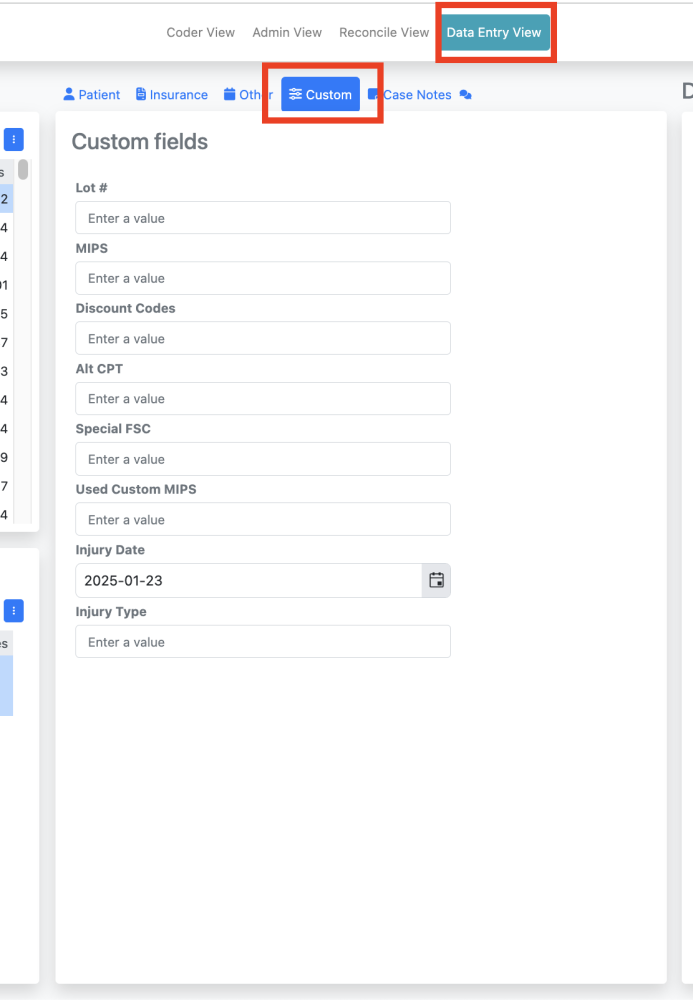 Custom Fields - Hank.ai Claim Maker - 2.0.10