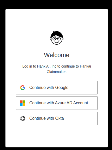 First Time User Access Instructions - Hank.ai Claim Maker - 2.0.11