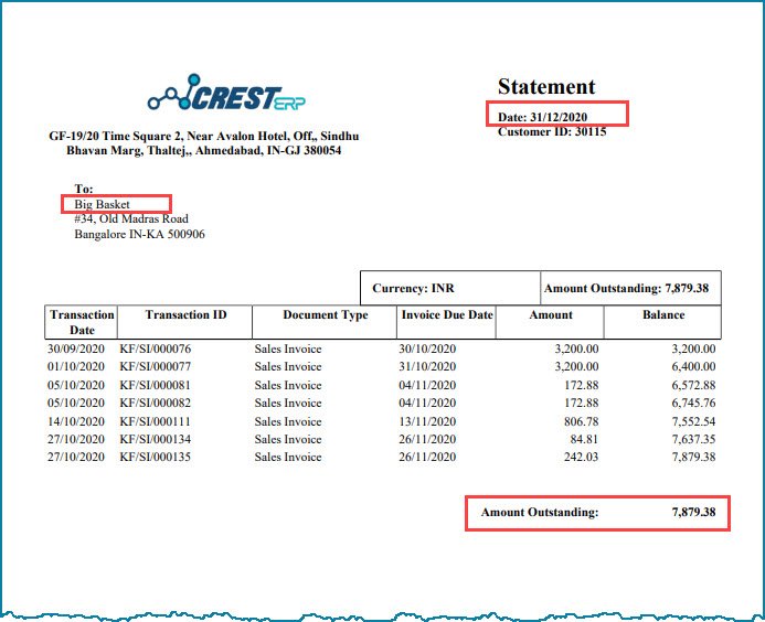 Customer Statement-PDF - Crest ERP User Manual - 1.0